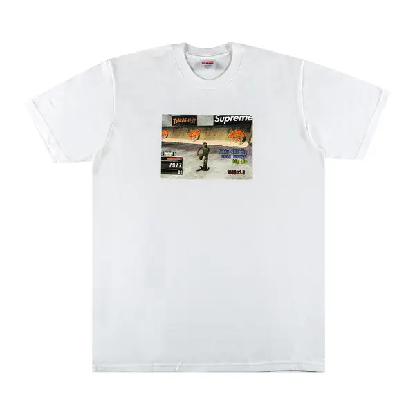 Supreme X Thrasher Game Tee - White