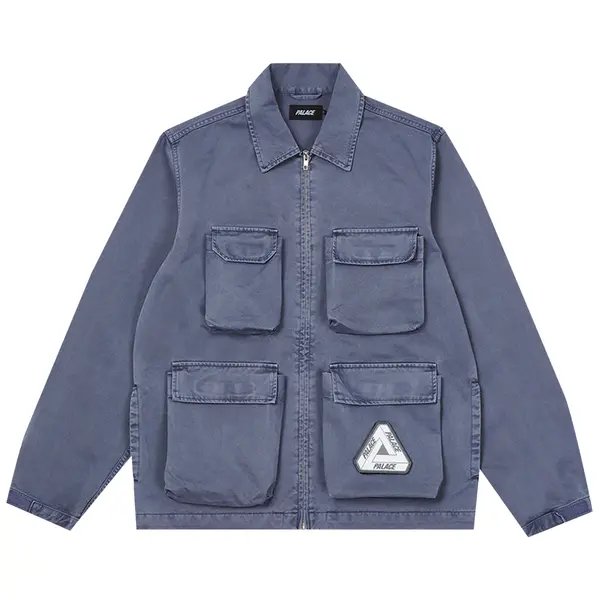 PALACE Garment Dyed Jacket - Grey