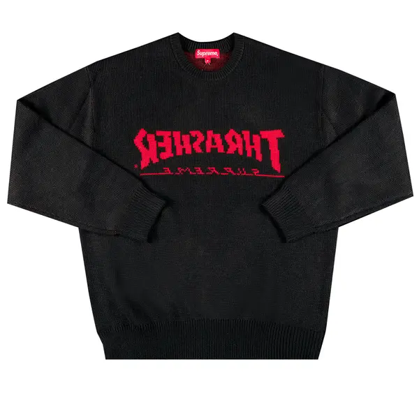 Supreme X Thrasher Sweater - Black
