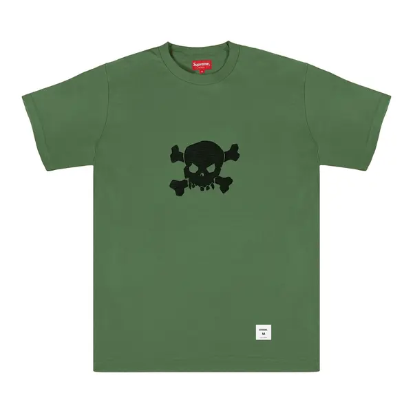 Supreme Skull Short-sleeve Top 'olive - Green