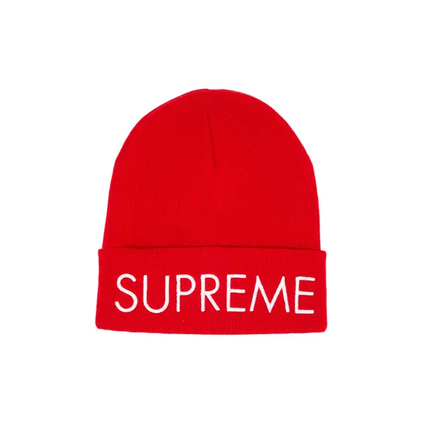 Supreme Capital Beanie - Red