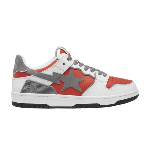 A BATHING APE Sk8 Sta #4 L1 Sneakers - Red