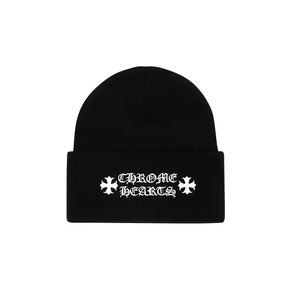 Chrome Hearts Logo Beanie - Black
