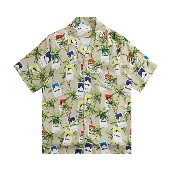 Rhude Printed Button-up Shirt