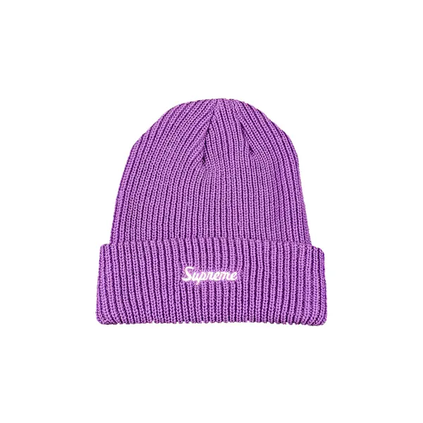Supreme Loose Gauge Beanie - Purple