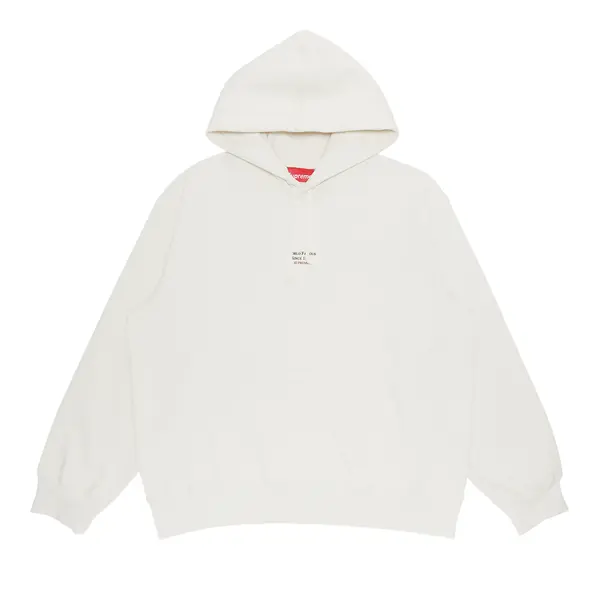 Supreme World Famous Micro Hooded Sweatshirt - White