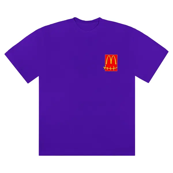 CACTUS JACK BY TRAVIS SCOTT X Mcdonald's Action Figure Series Ii T-shirt - Purple