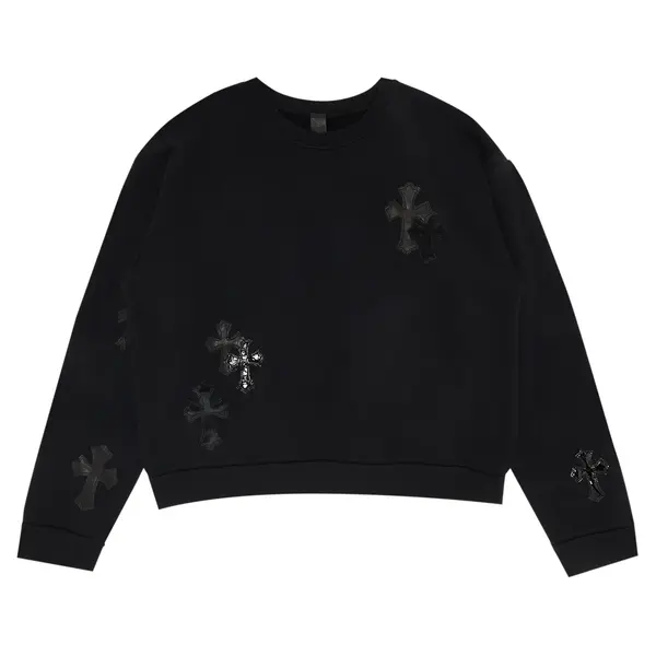 Chrome Hearts Multicross Patch Crewneck Sweater