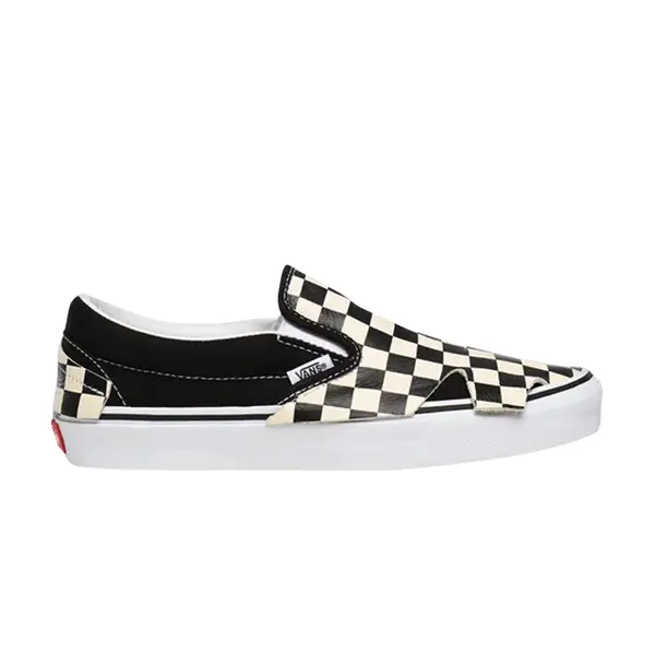 VANS Classic Slip-on 'origami Checkerboard - Black