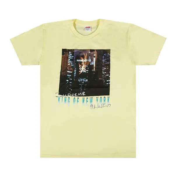Supreme King Of New York Tee 'pale - Yellow