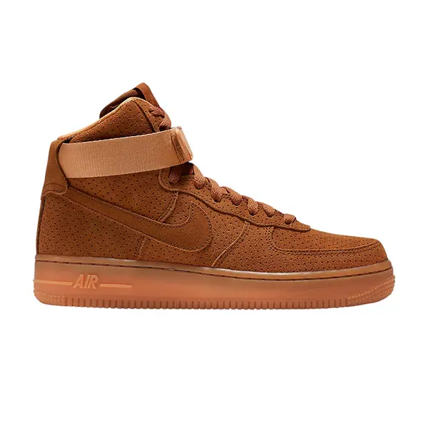 Nike Air Force 1 Hi Suede Sneakers - Tan