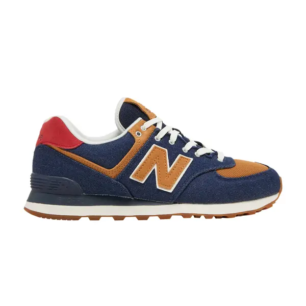 NEW BALANCE 574 "denim Pigment Team Red - Blue