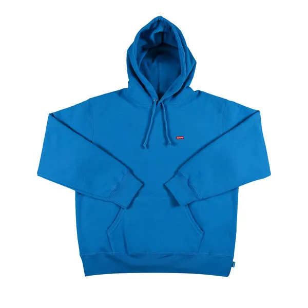 Supreme Small Box Hooded Sweatshirt - Blue