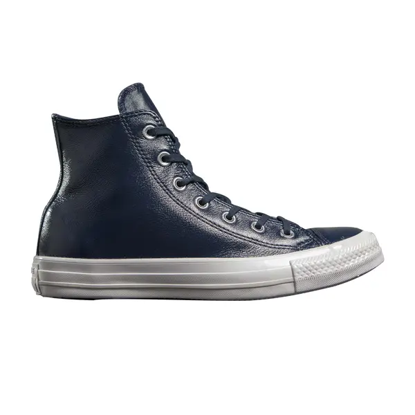 CONVERSE Chuck Taylor All Star Crinkled Patent Leather High-top Sneakers - Blue