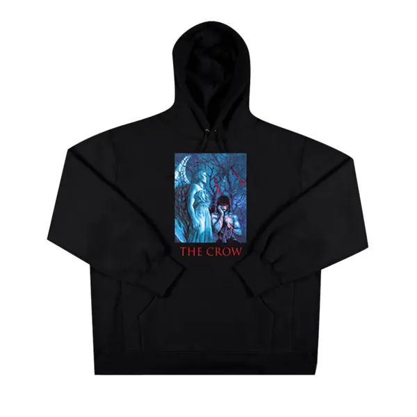 Supreme X The Crow Hooded Sweatshirt - Black