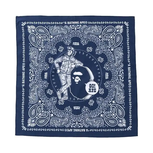 A BATHING APE Levi's X Bandana - Blue