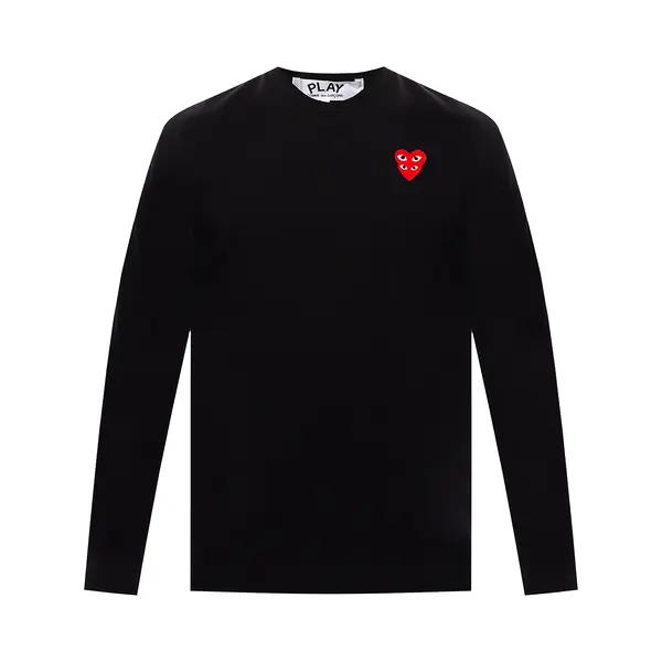 Play Comme Des Garcon Mini Logo Long-sleeve Tee