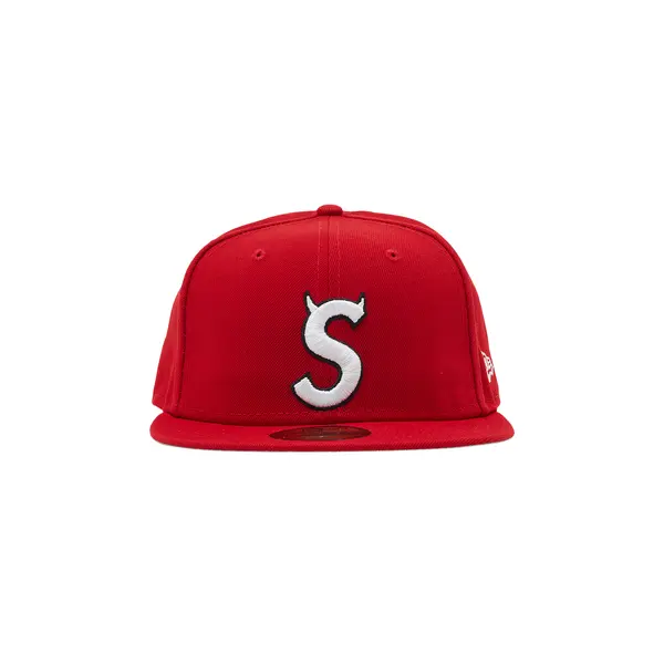 Supreme S Logo New Era Cap - Red