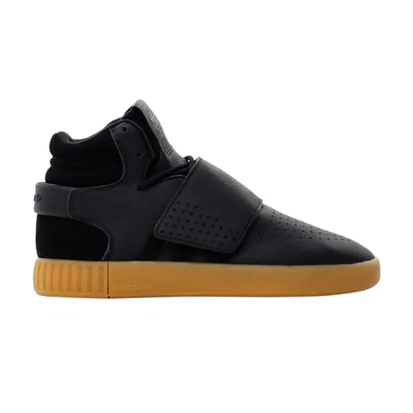Adidas Tubular Invader Strap Sneakers - Black