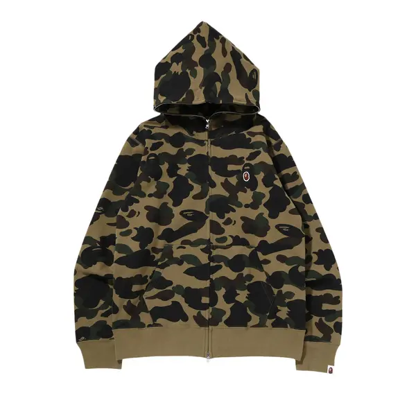 A BATHING APE 1st Camo One Point Full Zip Hoodie