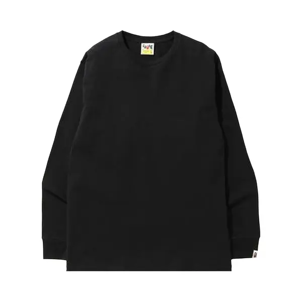A BATHING APE Ape Head Long-sleeve Tee - Black