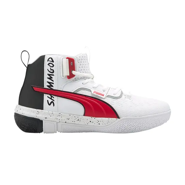 PUMA God Shammgod X Legacy High Risk Sneakers - White