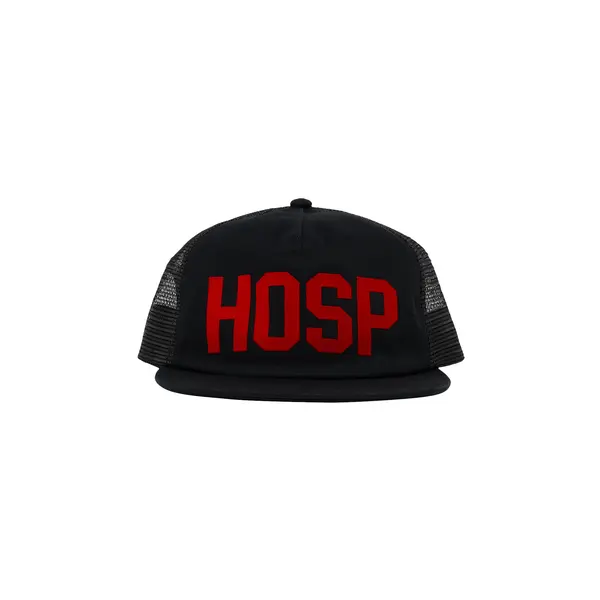 Supreme Hosp Mesh Back 5-panel Cap - Black