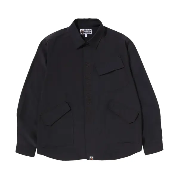 A BATHING APE Relaxed Fit Army Shirt - Black