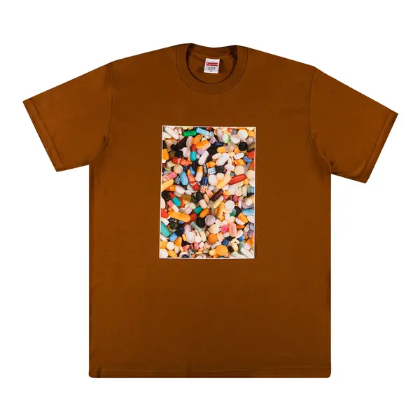 Supreme Pills Tee - Brown