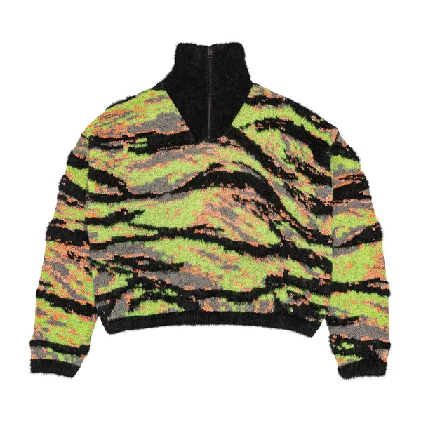 ERL Jacquard Tiger Sweater - Green