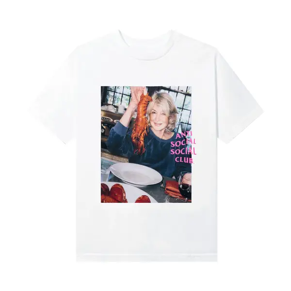 ANTI SOCIAL SOCIAL CLUB X Martha Stewart Lobster Tee - White