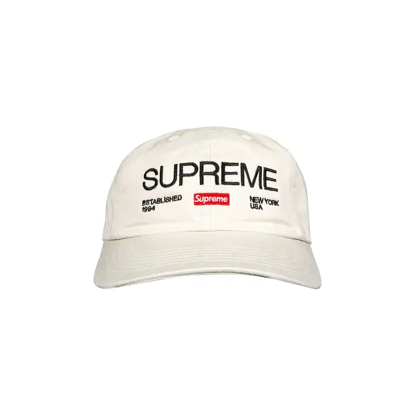 Supreme Est. 1994 6-panel Cap - White