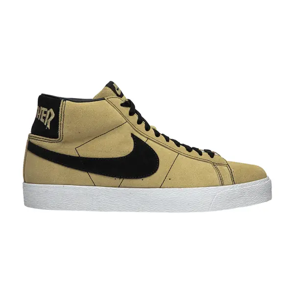 Nike Blazer Sb 'thrasher' Sneakers - Gold