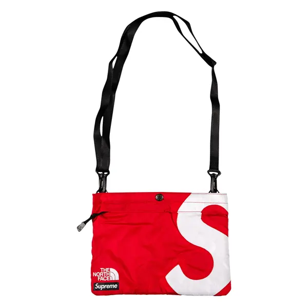 Supreme X The North Face S Logo Shoulder Bag - Red