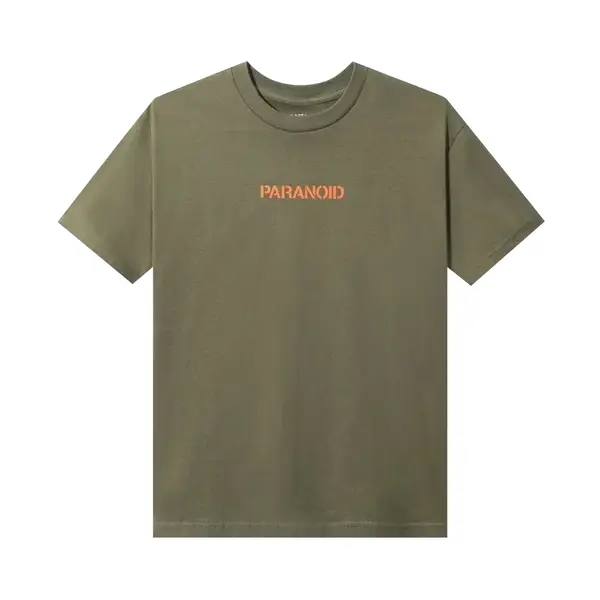 ANTI SOCIAL SOCIAL CLUB X Undefeated Paranoid Tee 'olive - Green