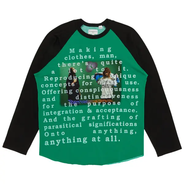Supreme X Bernadette Corporation Raglan Long Sleeve Top - Green