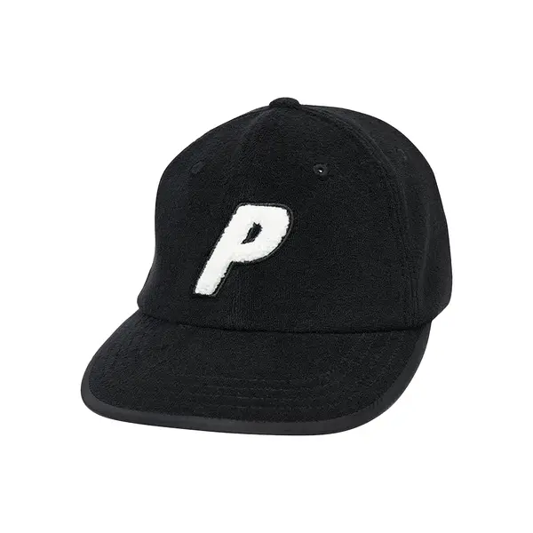 PALACE Towelling 6-panel Cap - Black