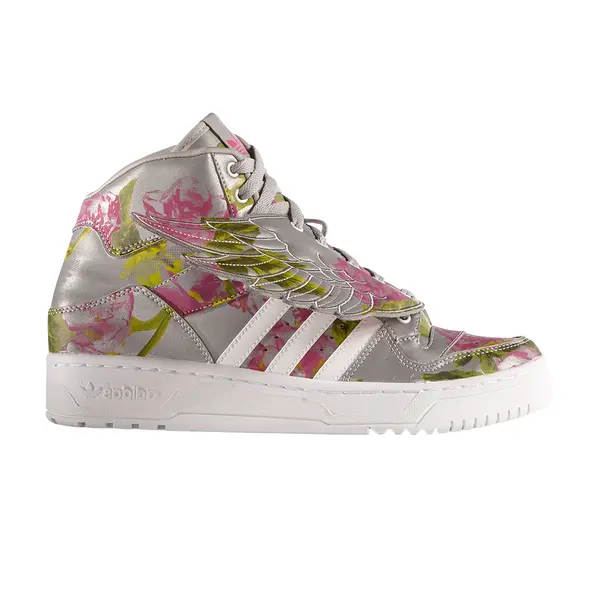 Adidas Js Wings 3m Floral High-top Sneakers