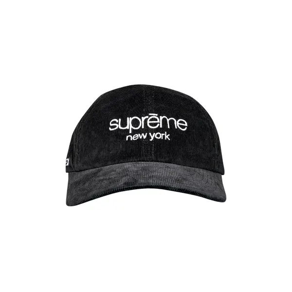 Supreme Gore-tex Corduroy 6-panel Cap - Black