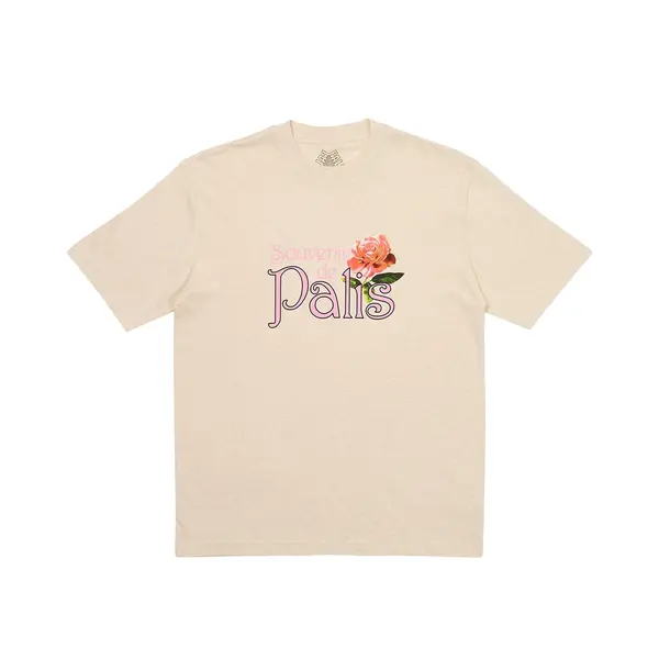PALACE Alfresco T-shirt 'oatmeal Marl - Cream