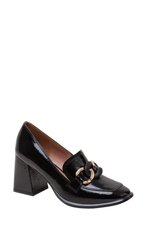 Linea Paolo Cece Block Heel Loafer - Black