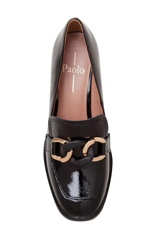 Linea Paolo Cece Block Heel Loafer - Black