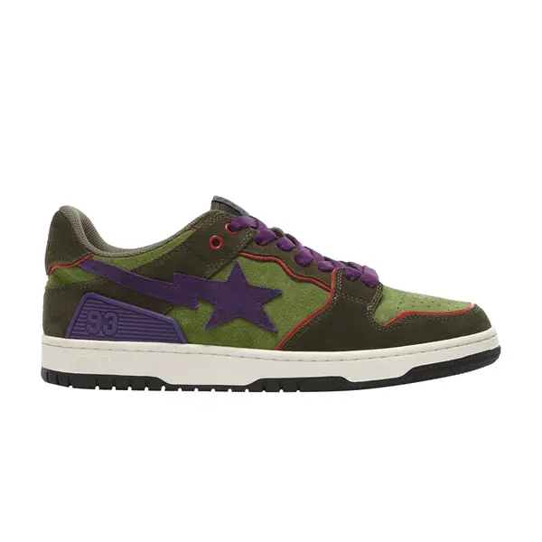 A BATHING APE Sta Sk8 Sneakers - Green