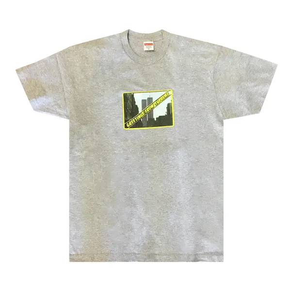 Supreme Greetings Tee 'heather - Grey