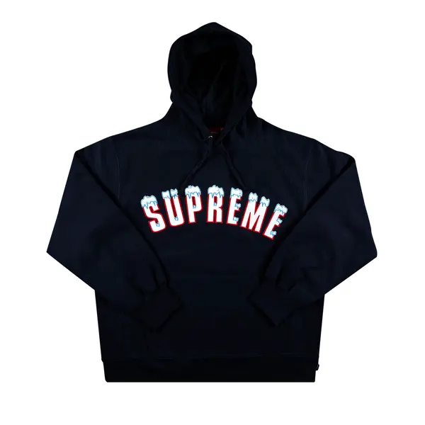 Supreme Icy Arc Hooded Sweatshirt - Blue