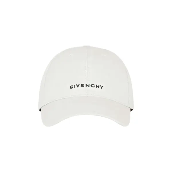 Givenchy Curved Cap With Embroidered Logo - White