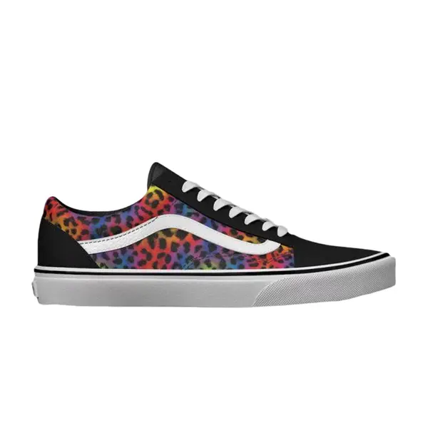 VANS Old Skool Leopard-print Sneakers - Black