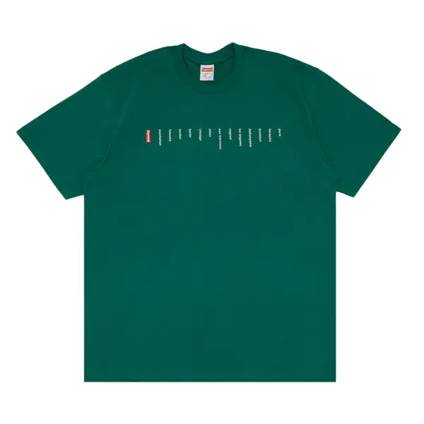 Supreme Location Tee 'light Pine