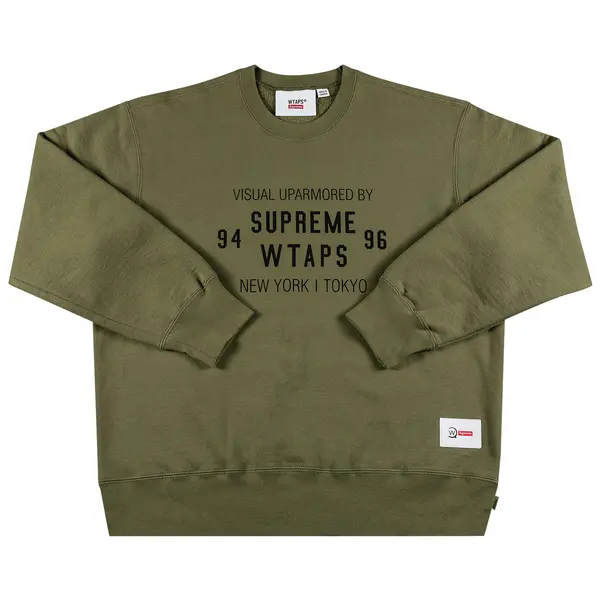 Supreme X Wtaps Crewneck - Green