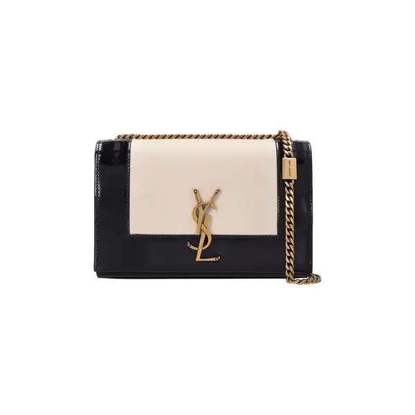 Saint Laurent Small Kate Chain Bag 'alabaster/black